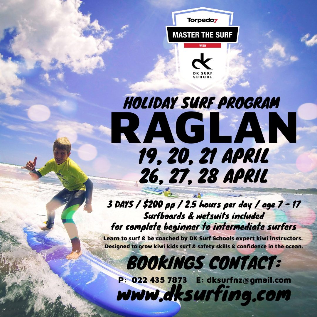 School Holiday Surf Program | Raglan Area School - Te Kura A Rohe O ...