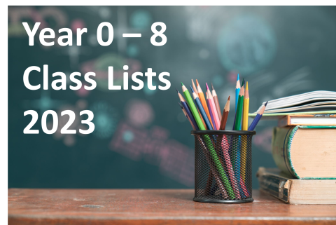 Class Lists for 2023 – Years 0 – 8 | Raglan Area School - Te Kura A ...